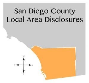 San Diego County Local Area Disclosure